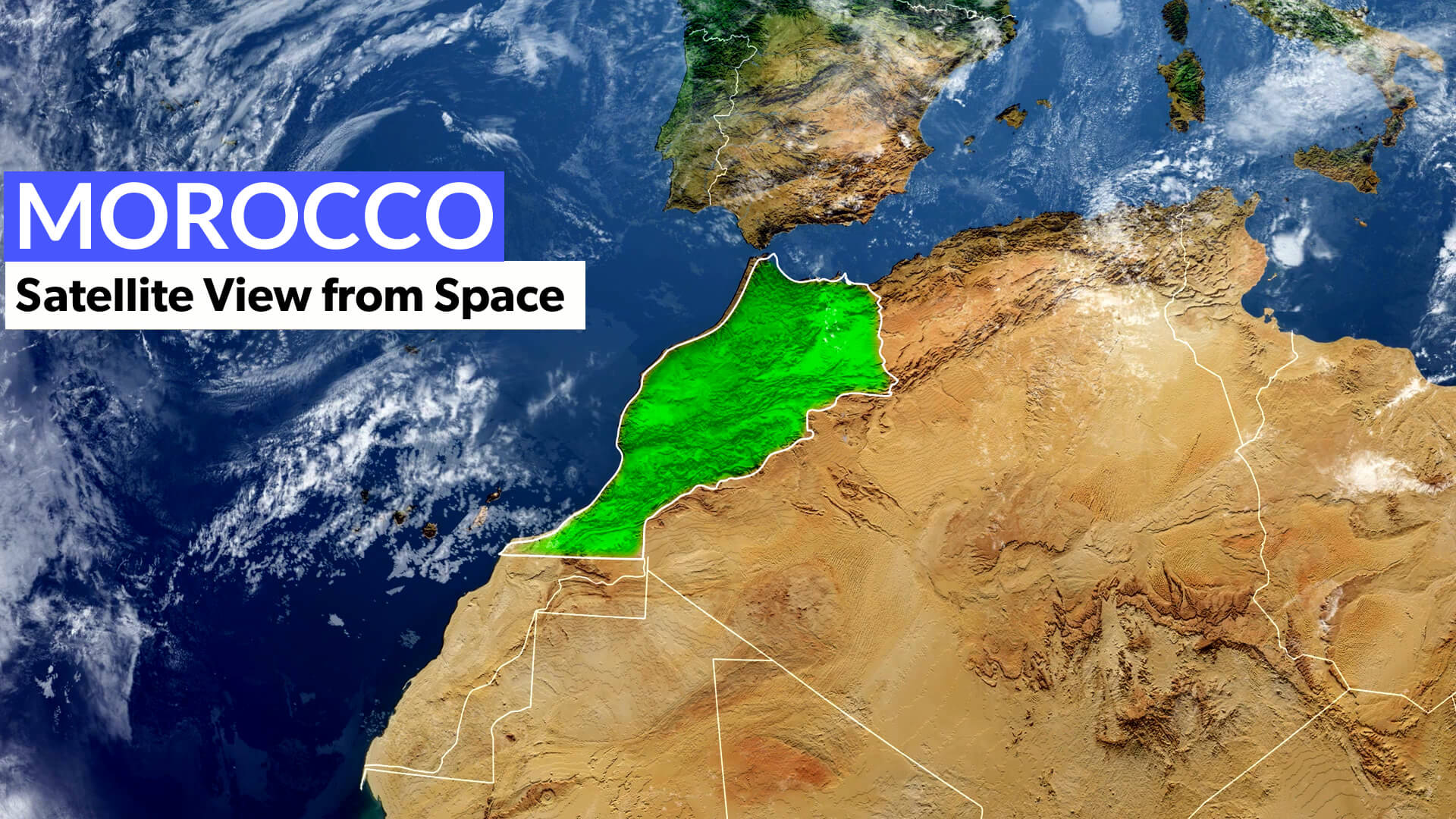 Africa from Space and African Countries Satellite View 2