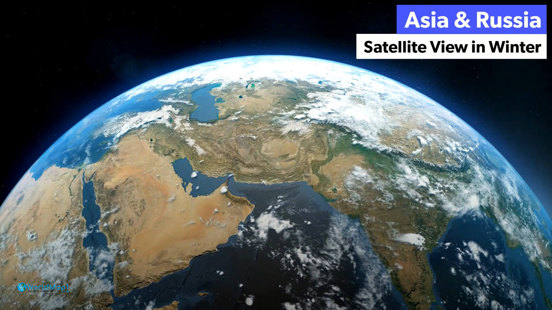 ASIA from Space and Asian Countries Satellite View 4