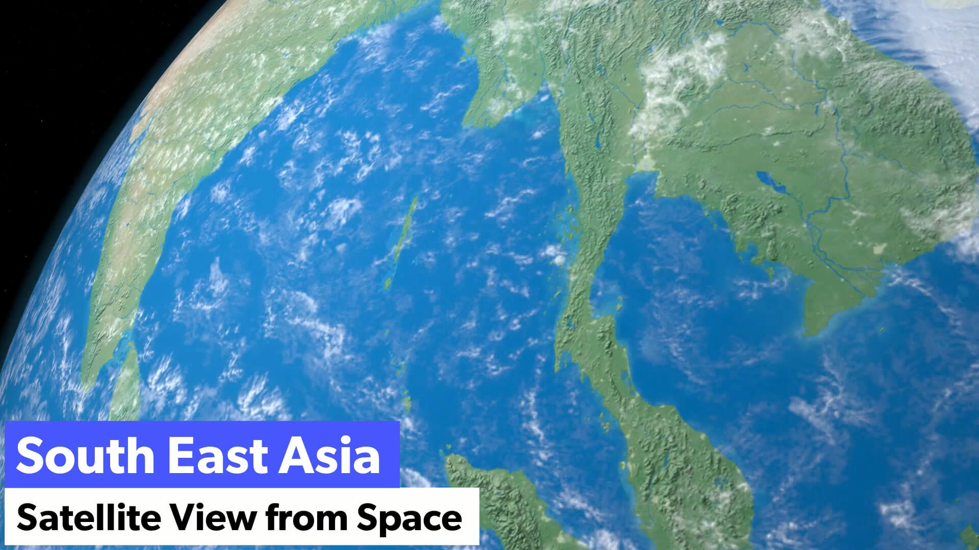 ASIA from Space and Asian Countries Satellite View 1
