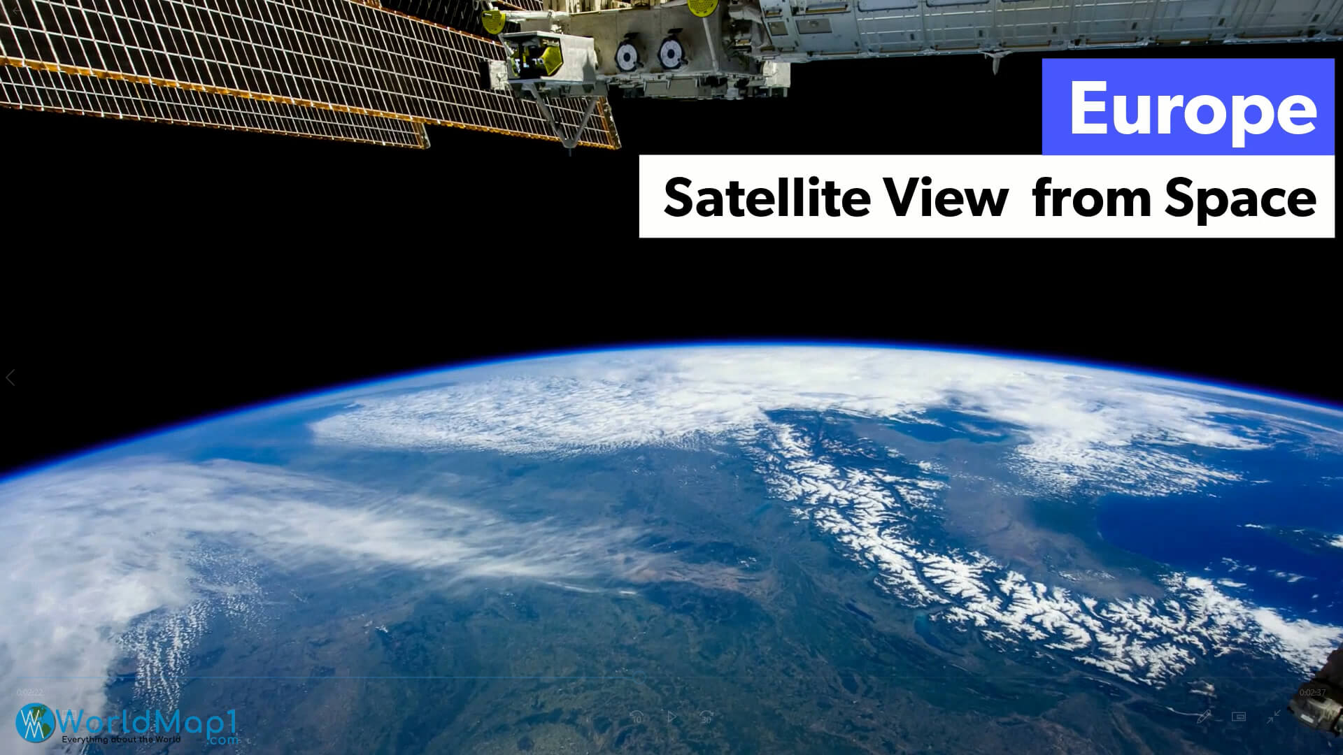 The Earth, Europe and Countries View from Space 3