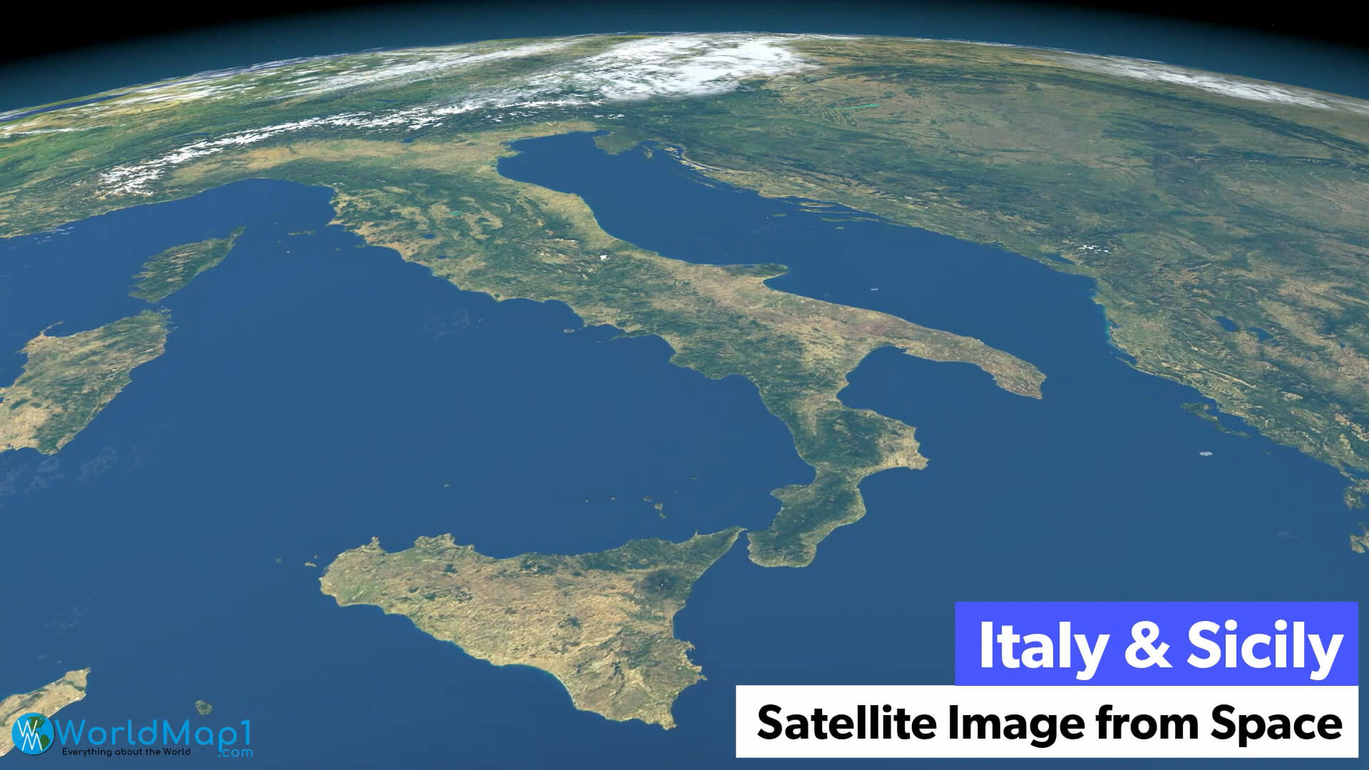 The Earth, Europe and Countries View from Space 2