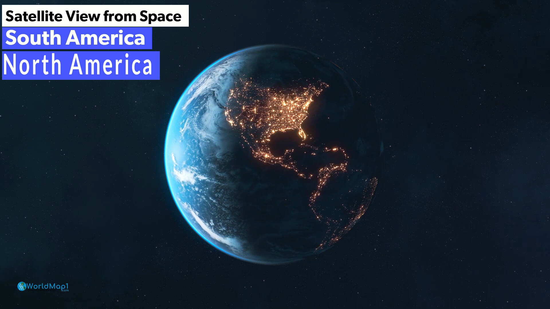 SOUTH AMERICA from Space and Latin American Countries Satell