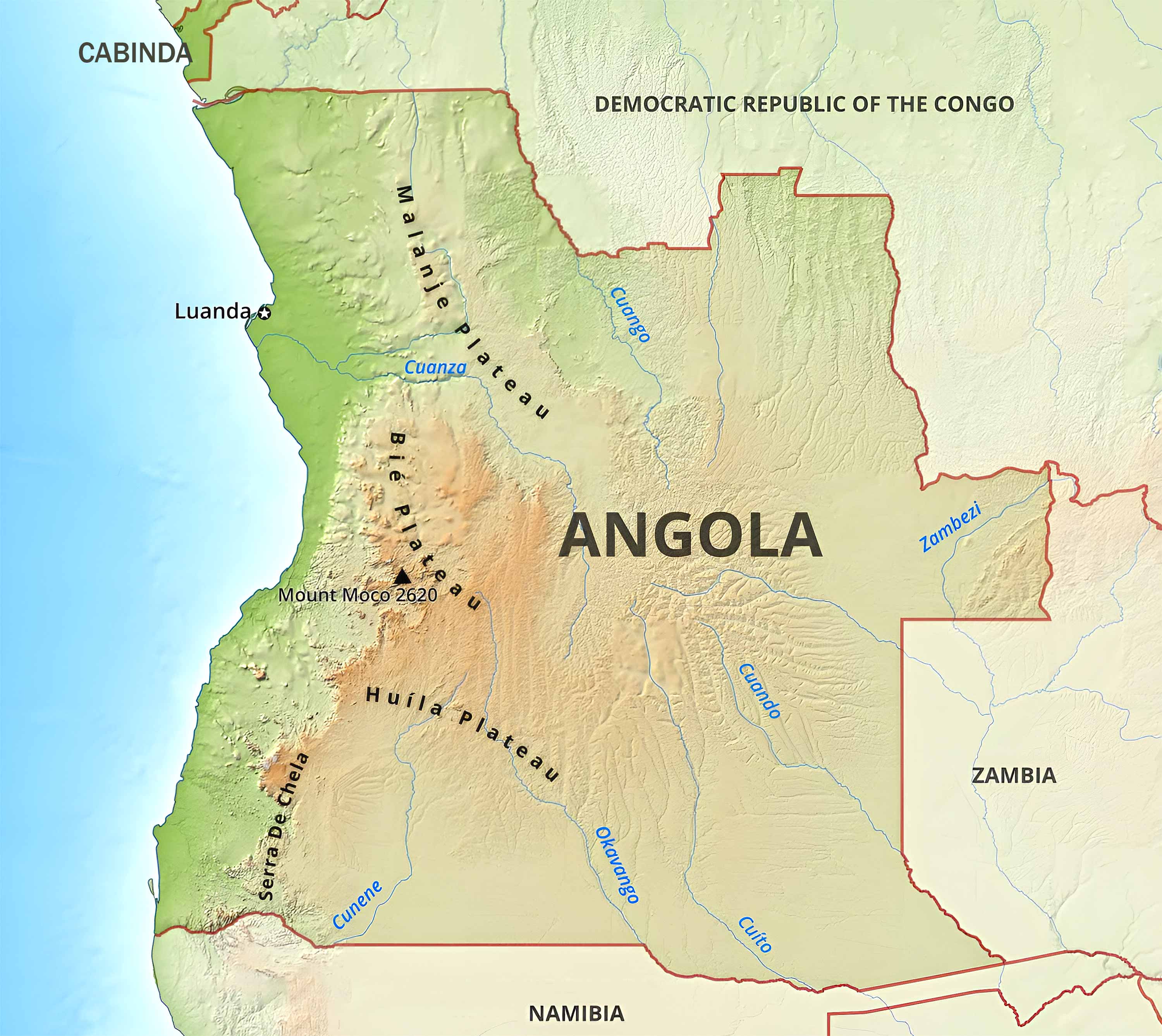 Mapping Angola's Multifaceted Landscapes