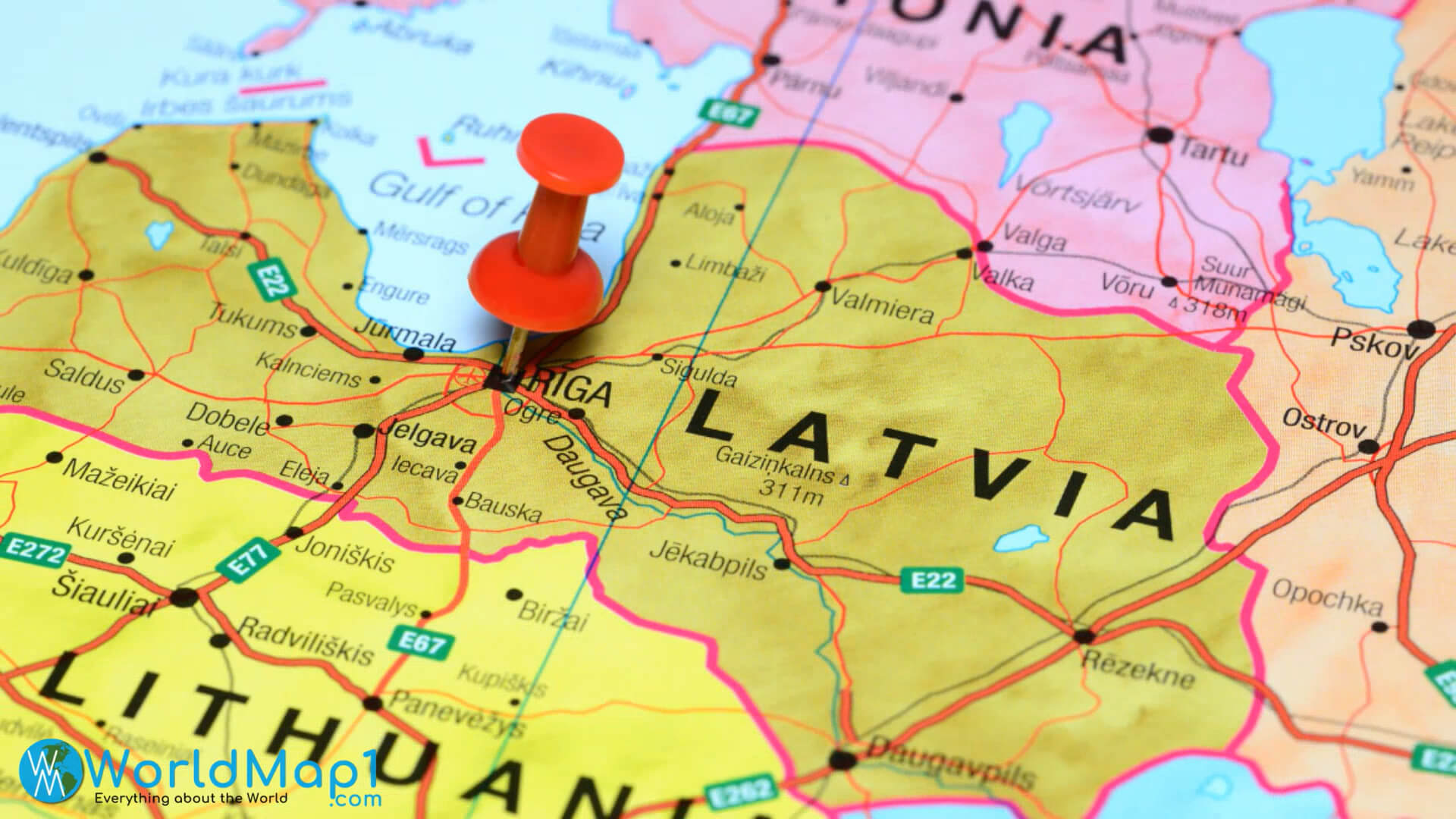 Where is Latvia in Europe, Is Latvia in NATO and EU