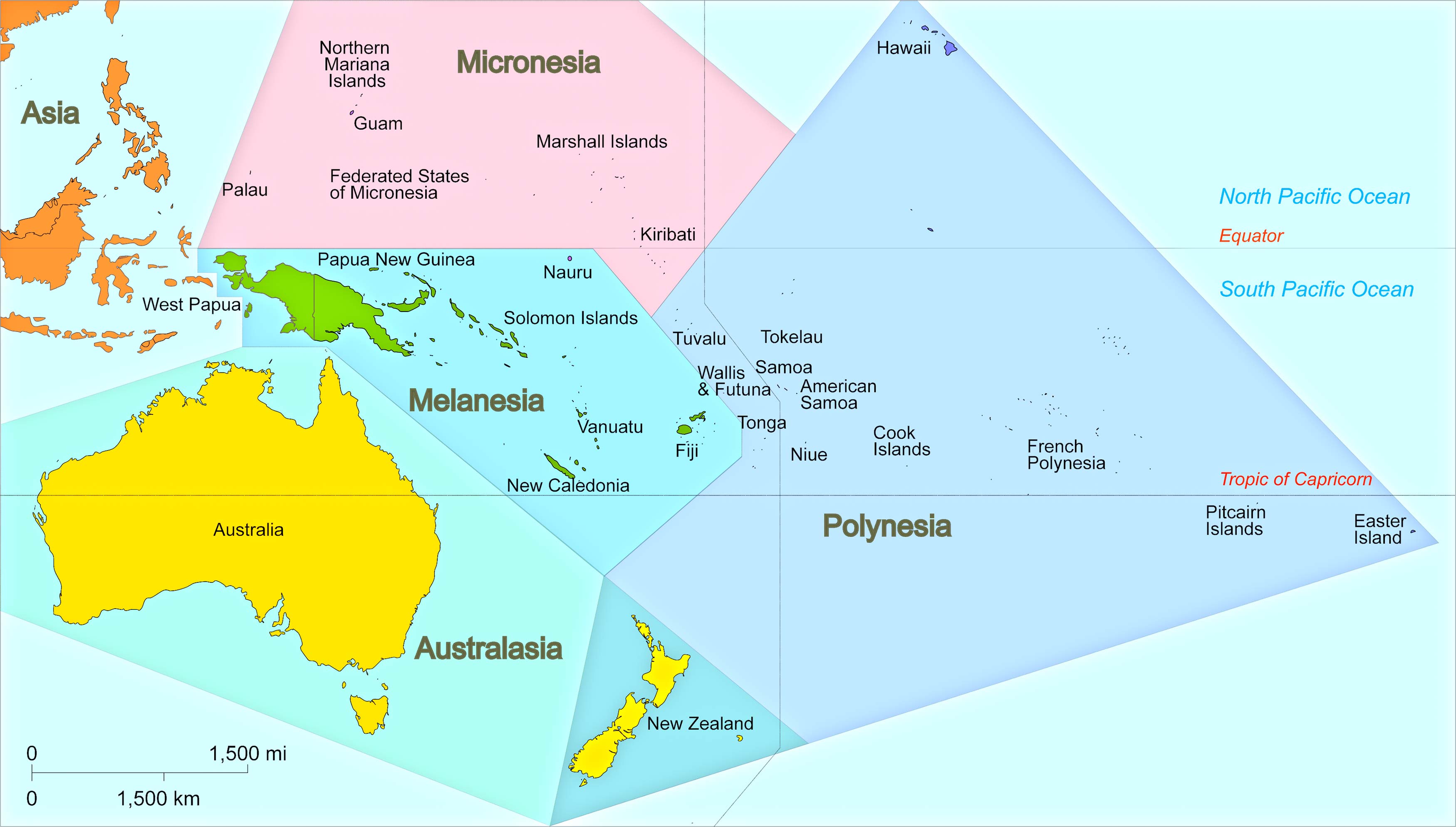 Oceania Mapping the Mysteries of Pacific Islands