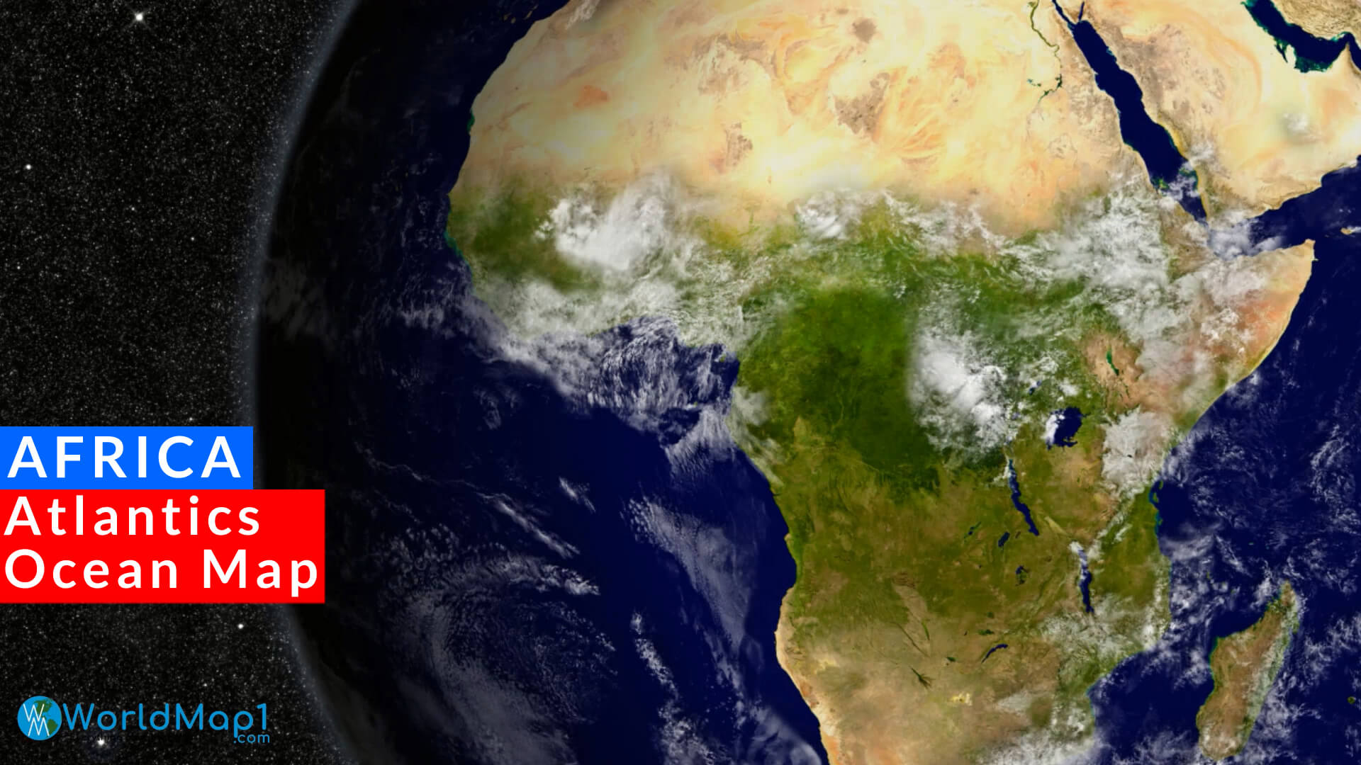 Africa Countries Maps, Satellite Images from Space 5