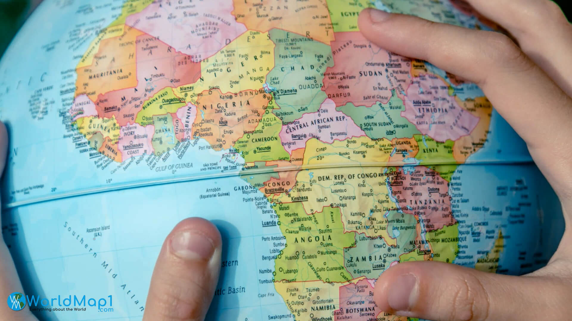 Africa Countries Maps, Satellite Images from Space 4