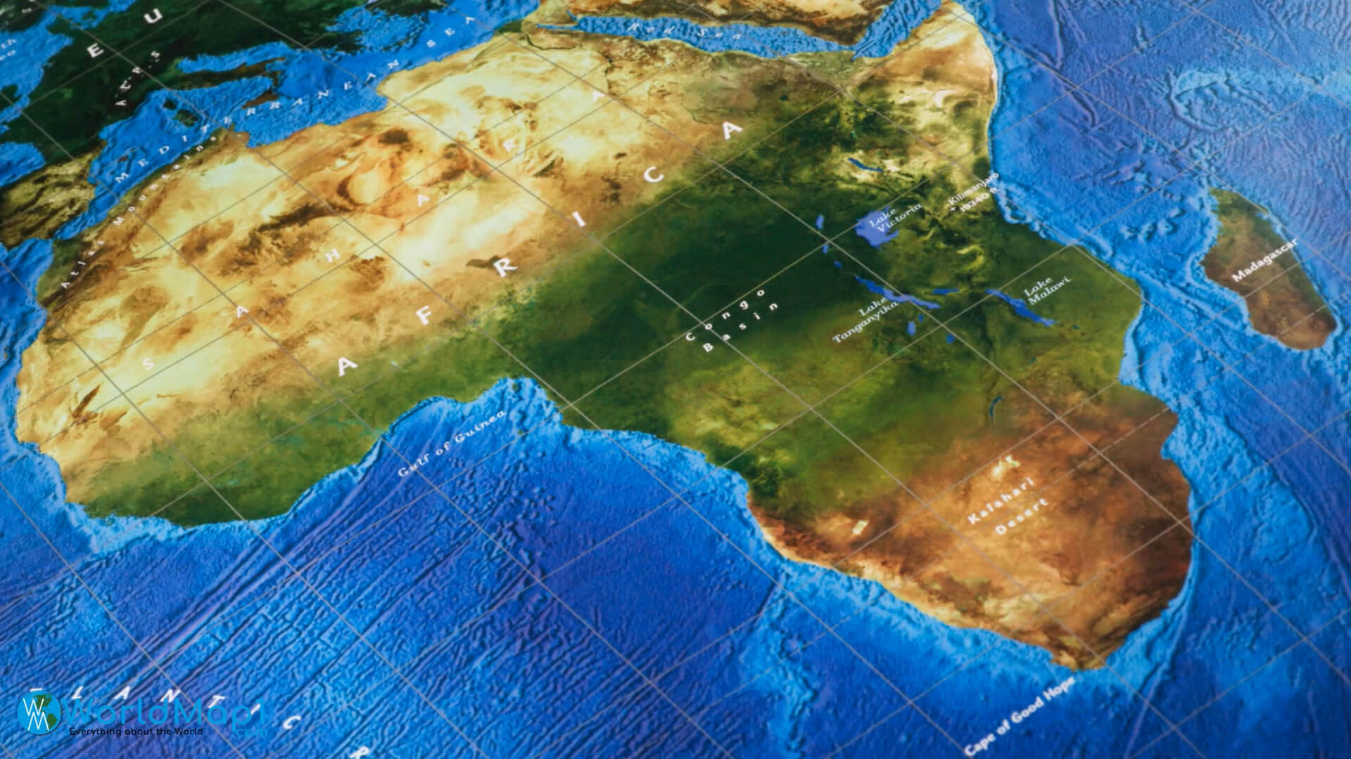 Africa Countries Maps, Satellite Images from Space 1