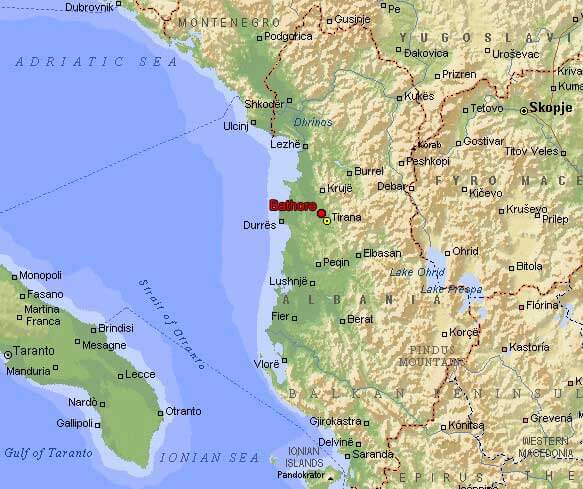 Albania Map - Albania Albania Map - Albania