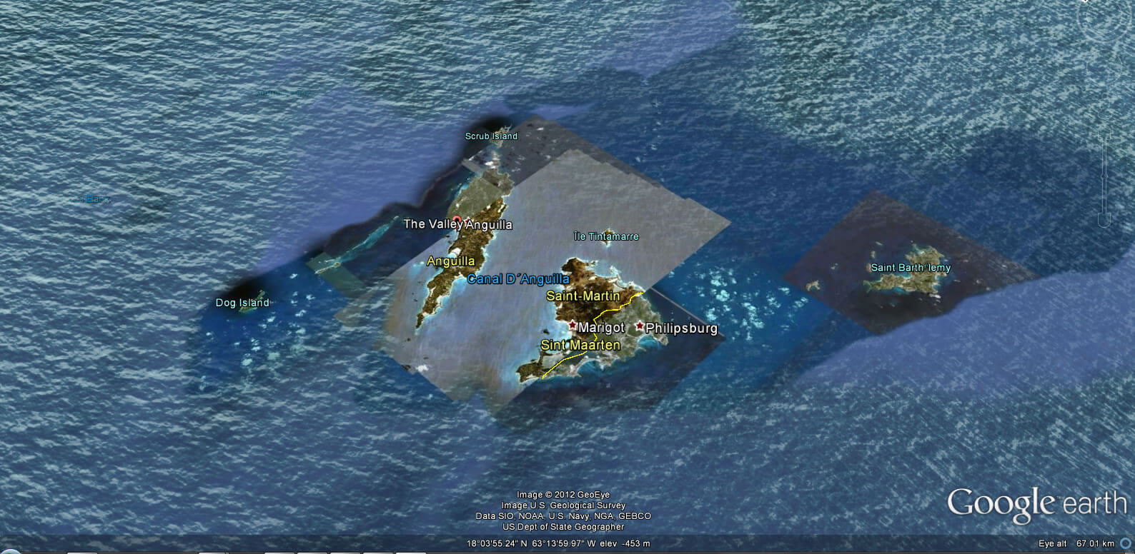 Anguilla Map - Anguilla