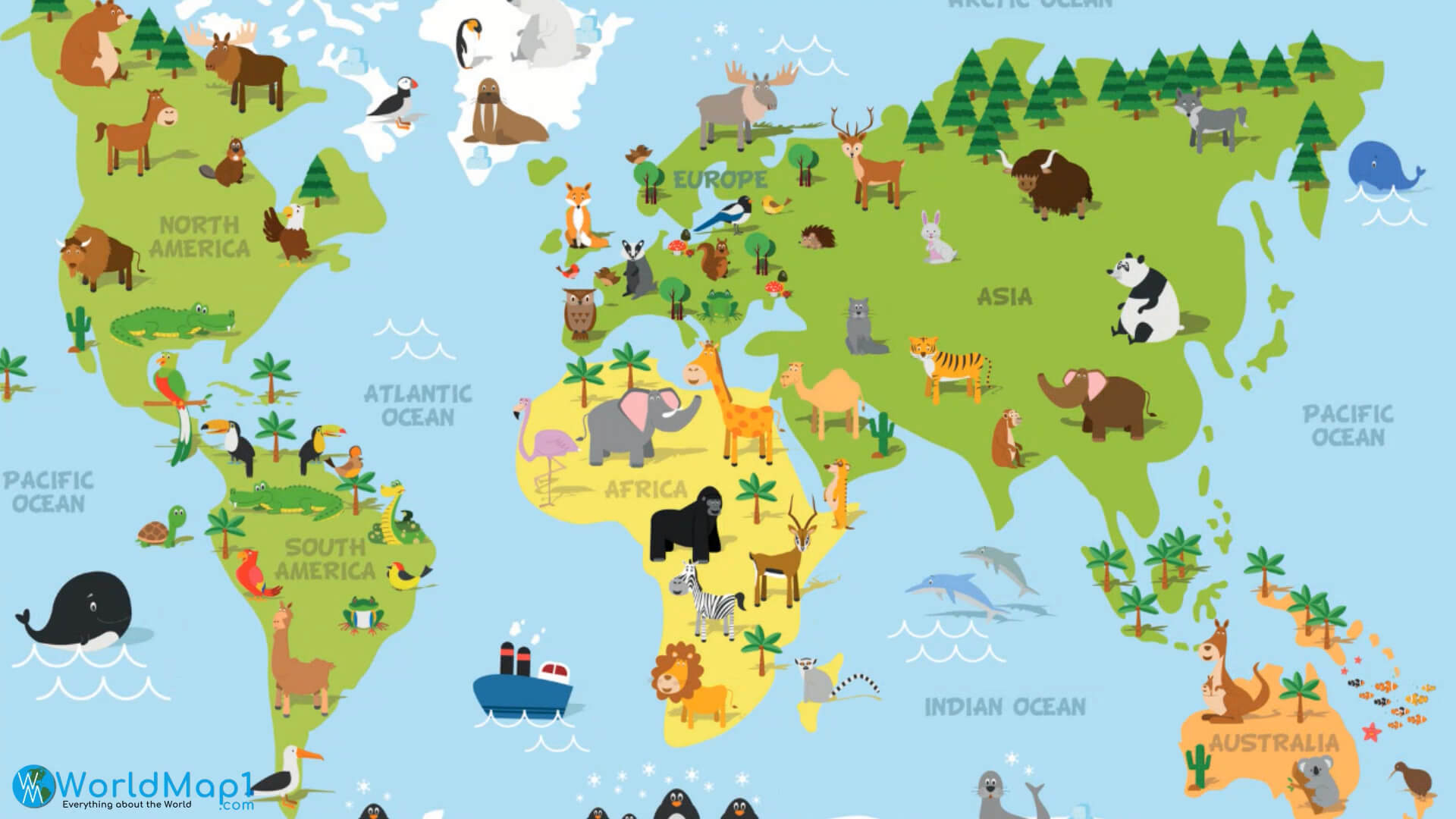 Antarctica and The Poles Maps, Satellite Views from Space 4