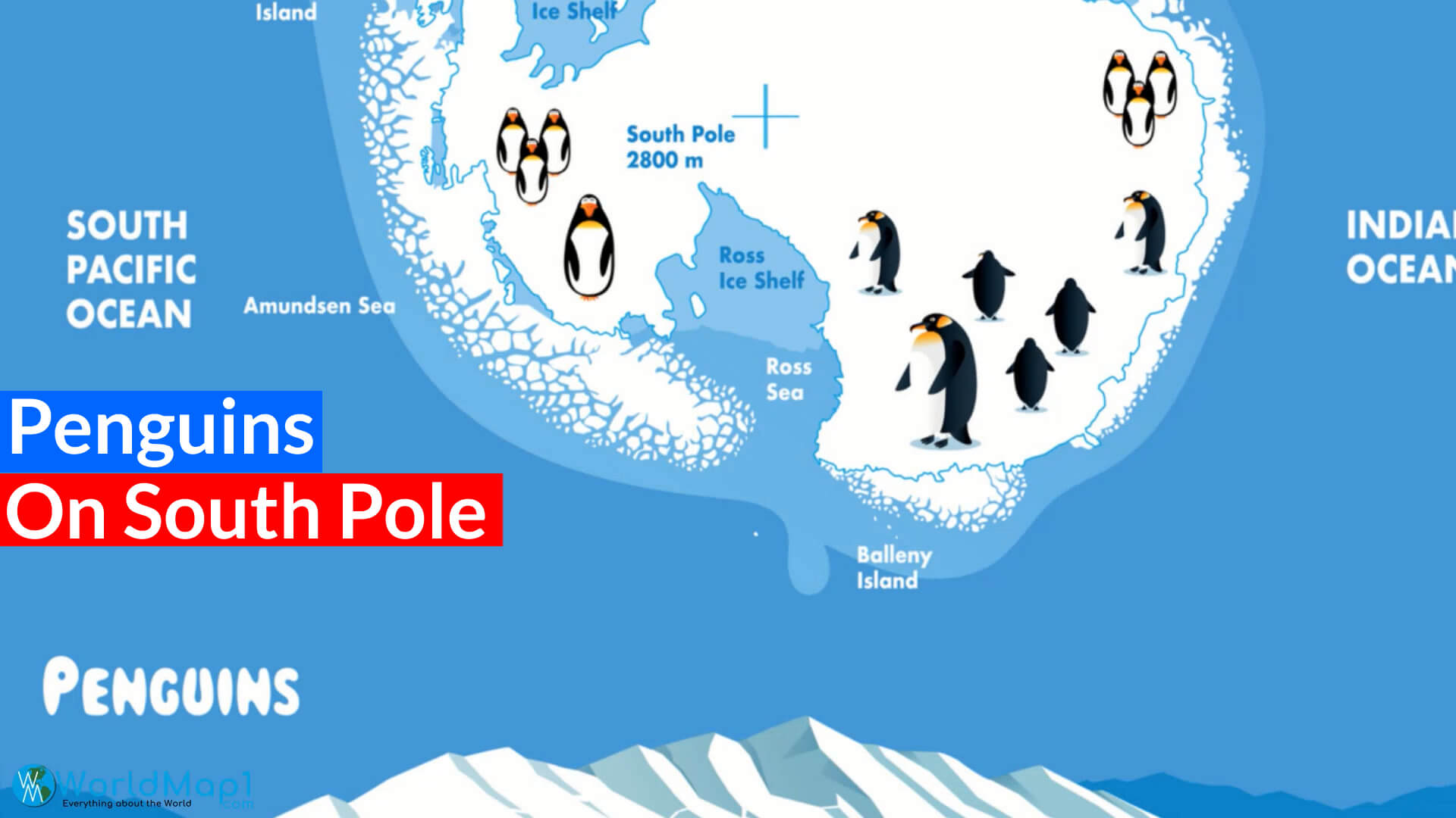 Antarctica and The Poles Maps, Satellite Views from Space 1