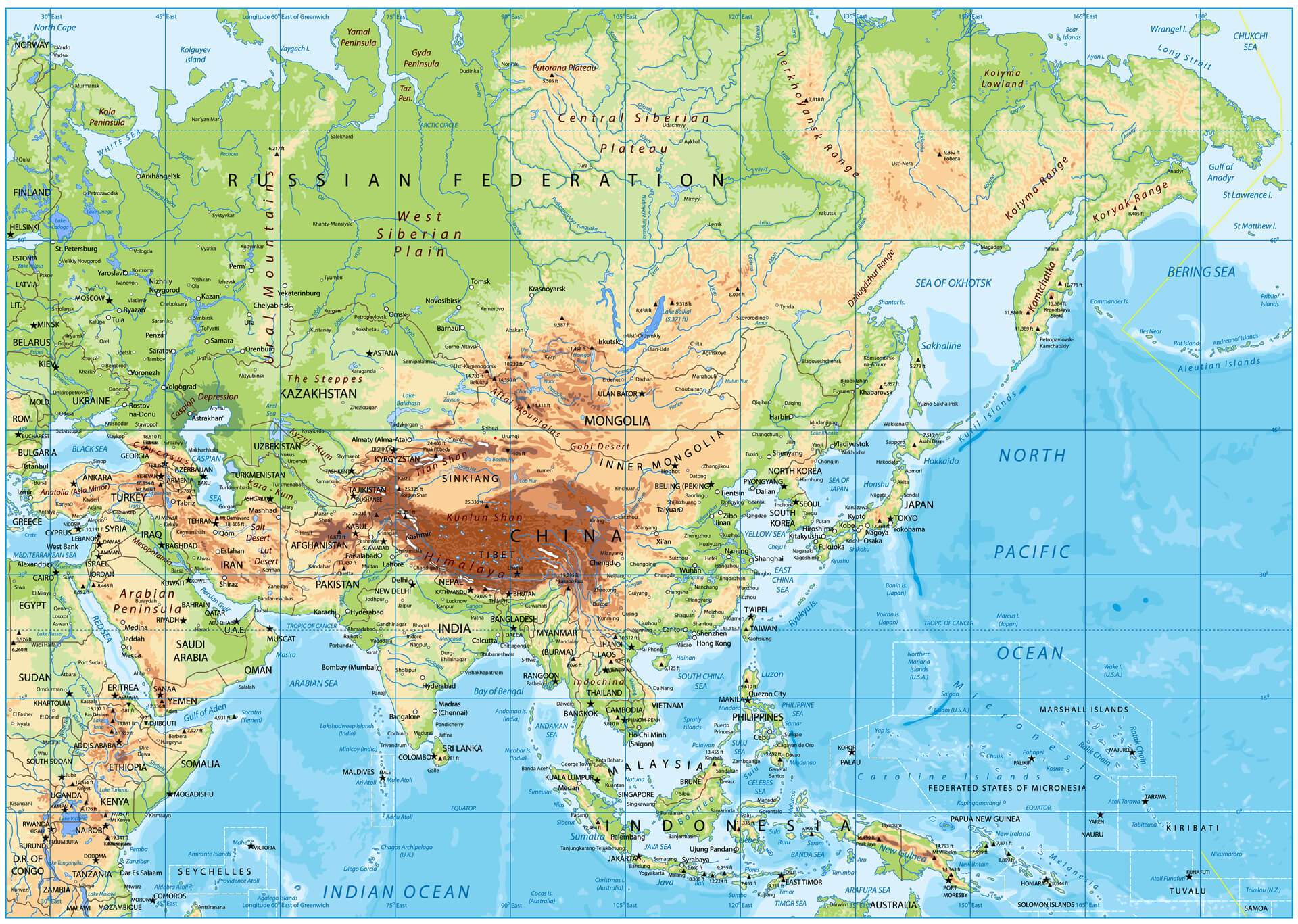 Where is Asia on the Map? 🌋 Navigate through Asia's Rich Heritage 🎎