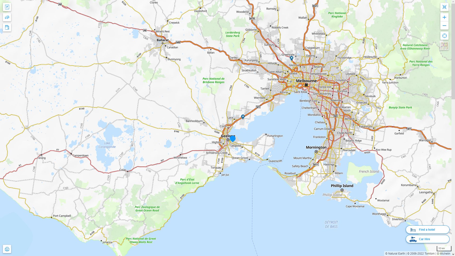 Geelong Map - Australia