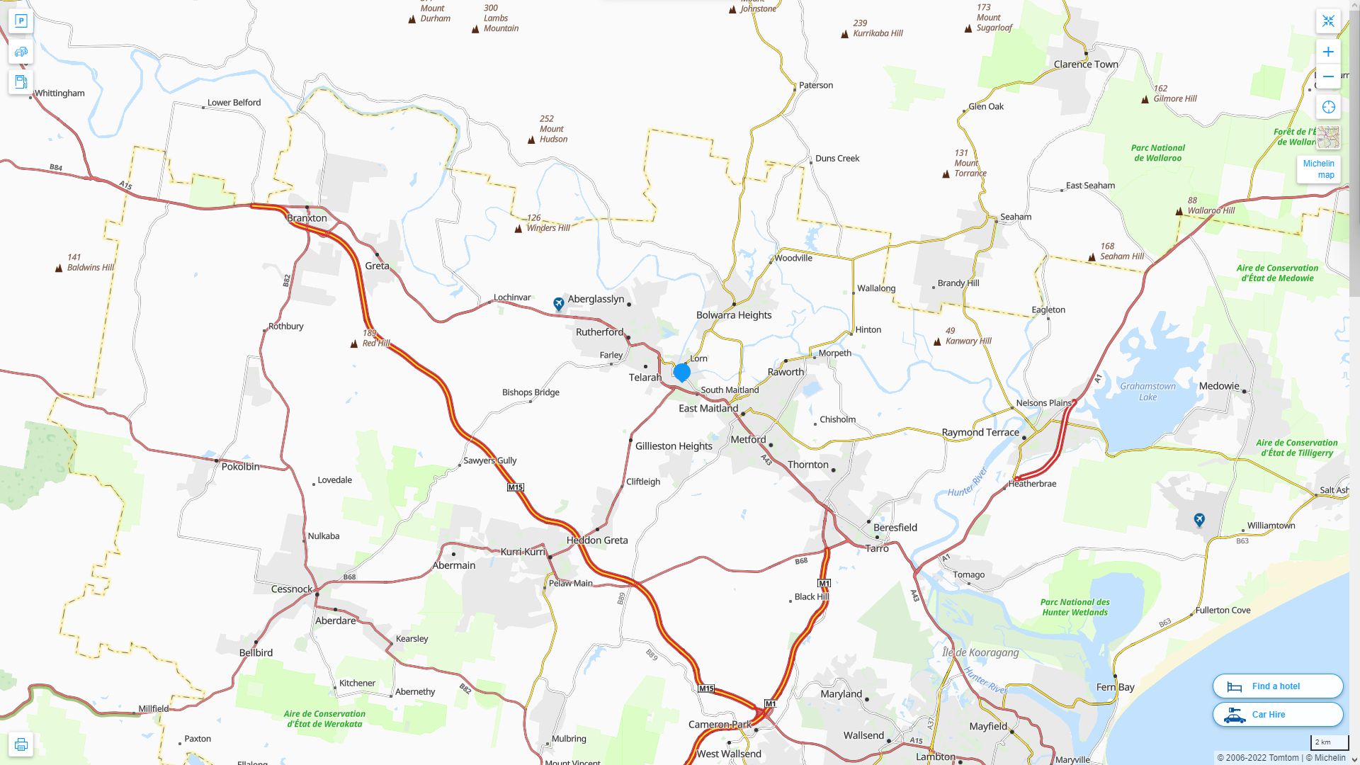 Maitland Map - Australia