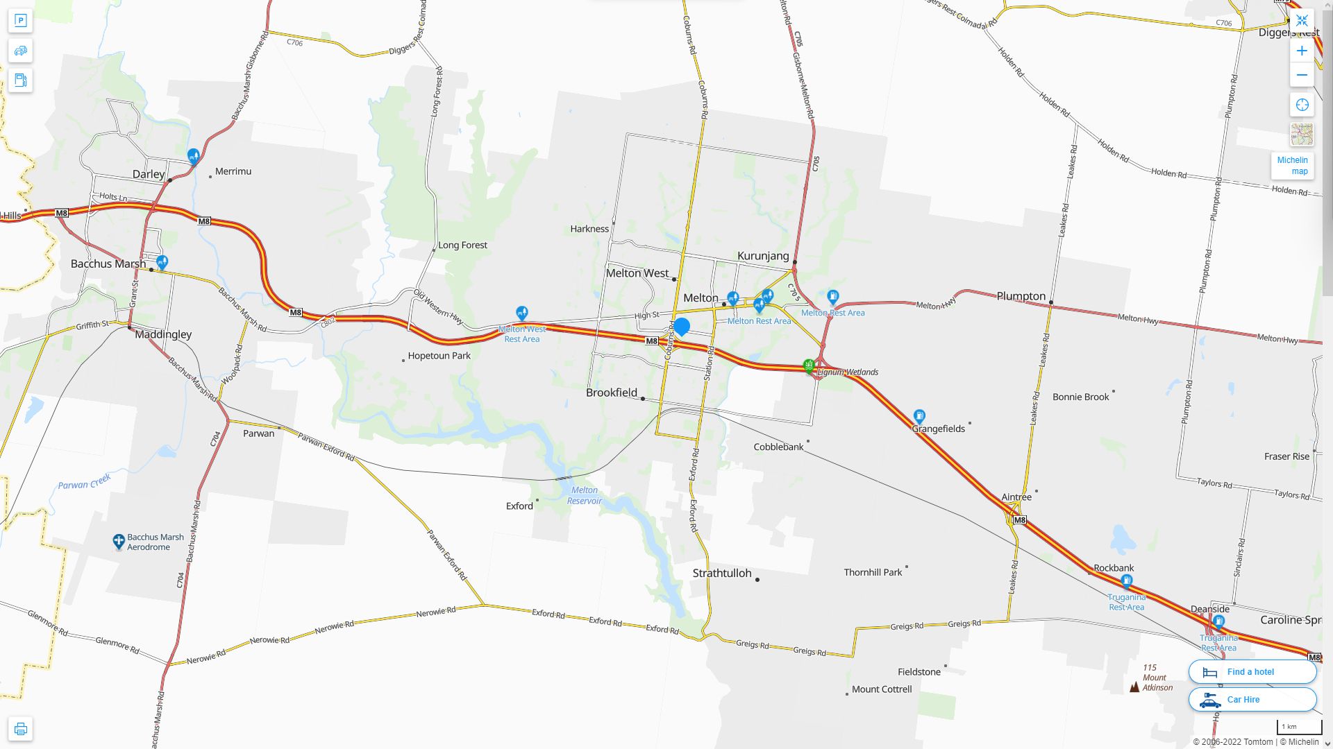 Melton Map - Australia