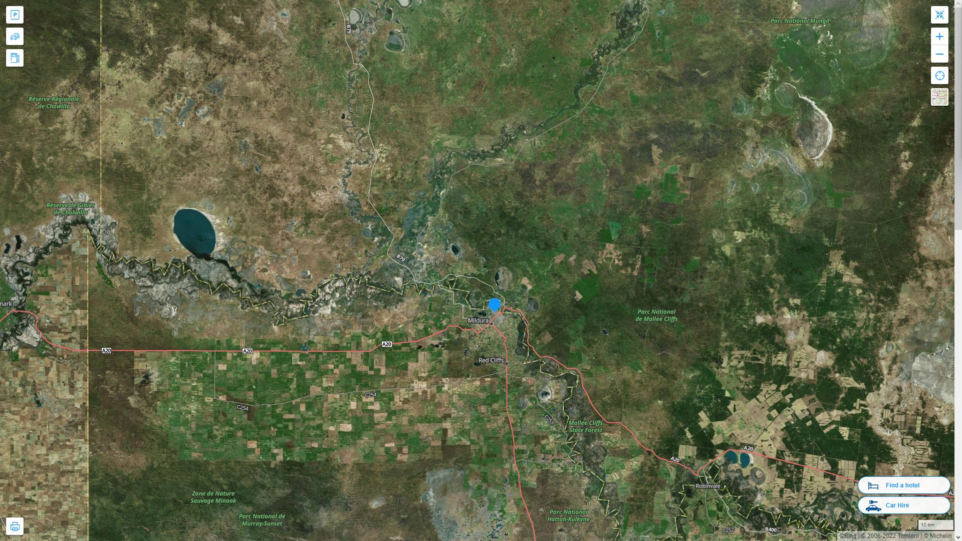 Mildura Map - Australia