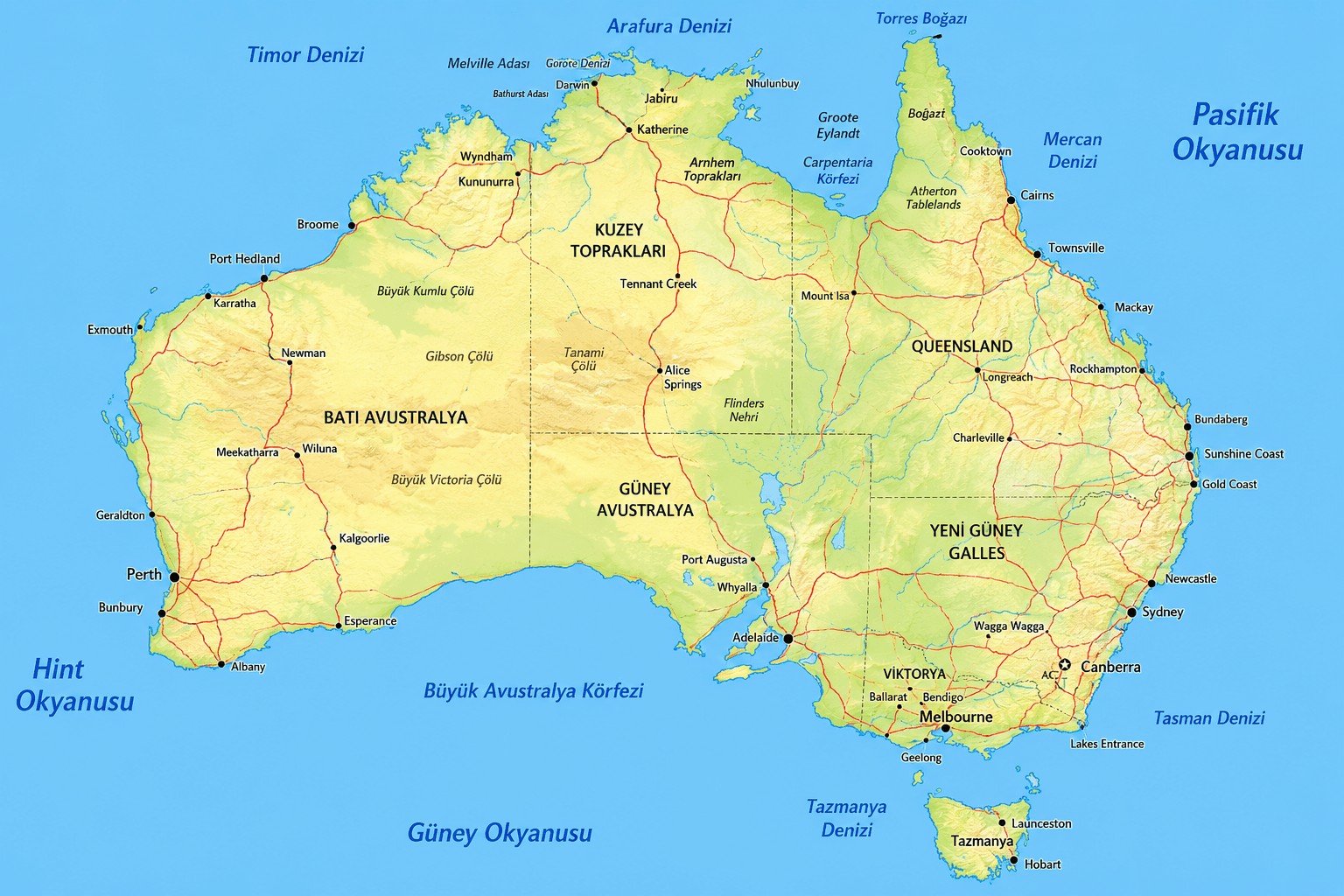 Maps of Australia