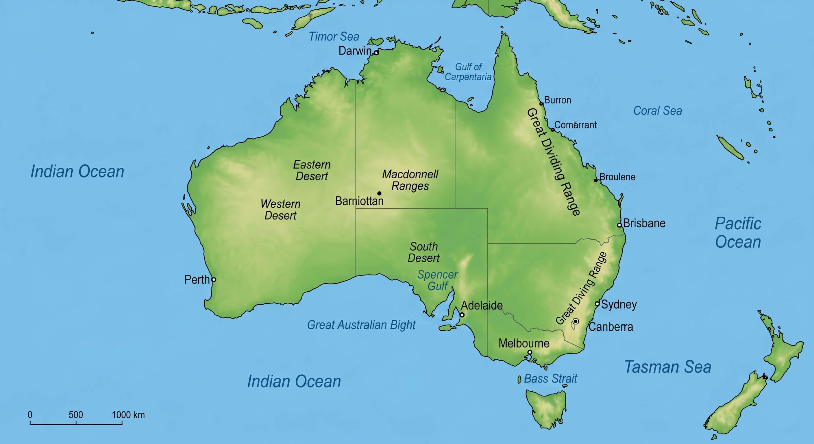 Maps of Australia