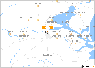 Nowra Map - Australia