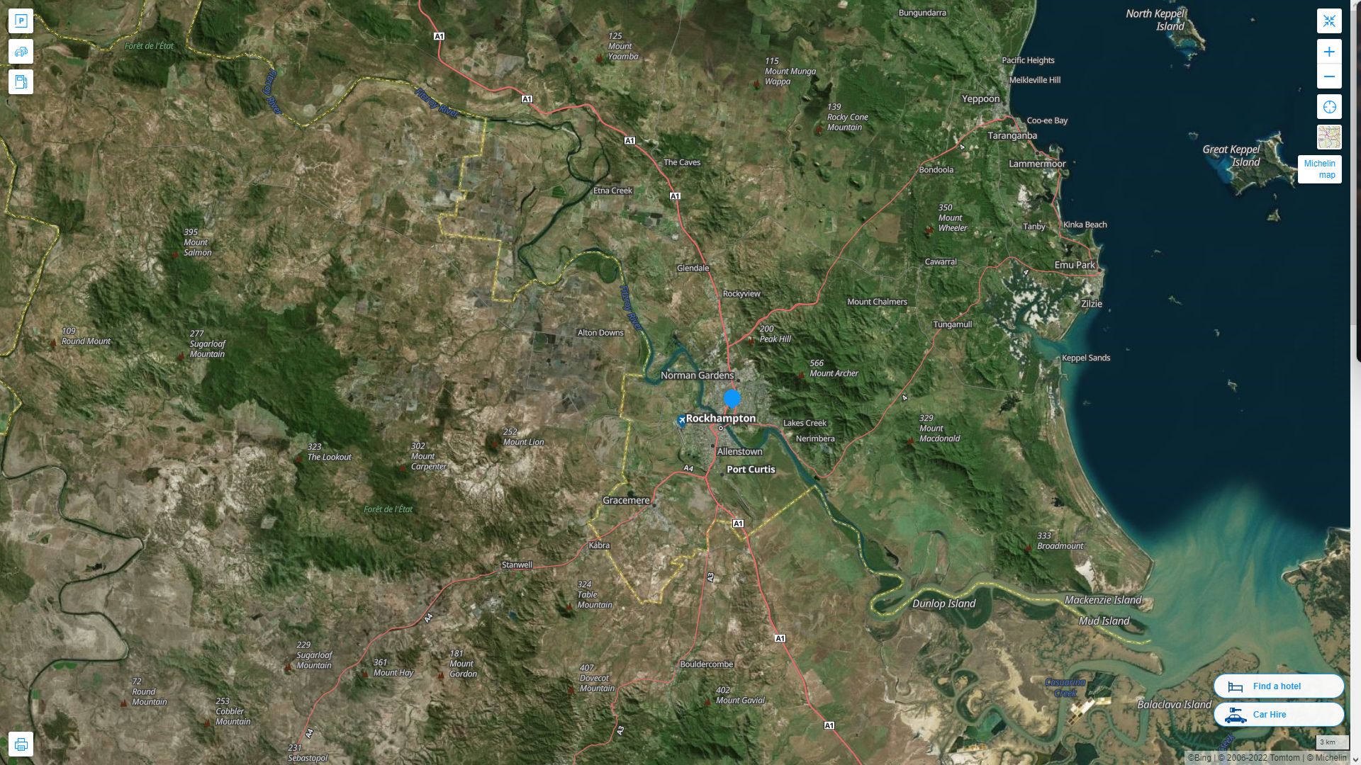 Rockhampton Map - Australia