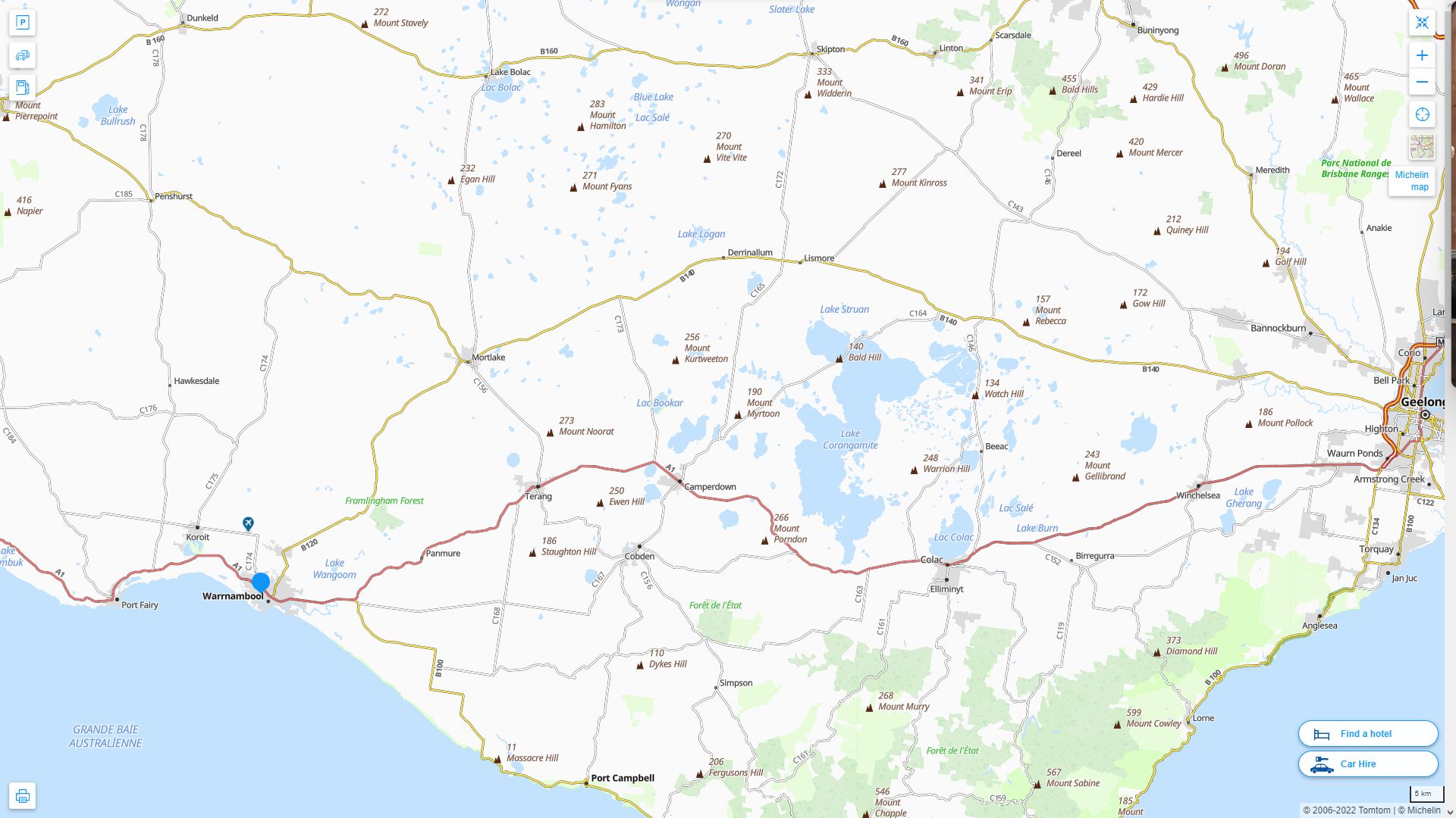 Warrnambool Map - Australia