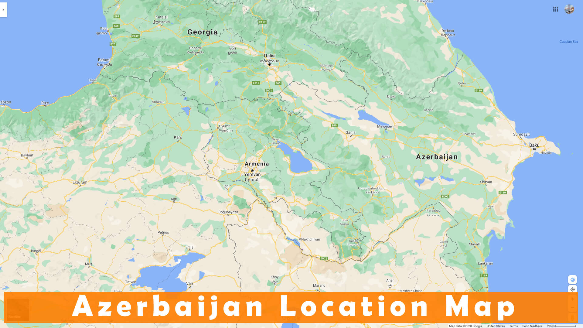 Azerbaijan Map