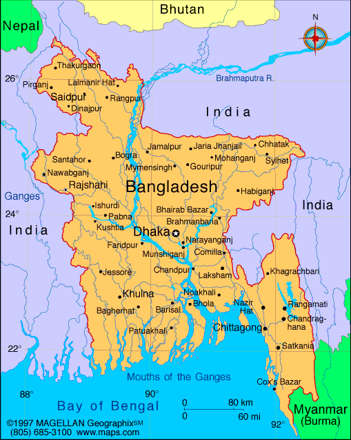Comilla Map - Bangladesh
