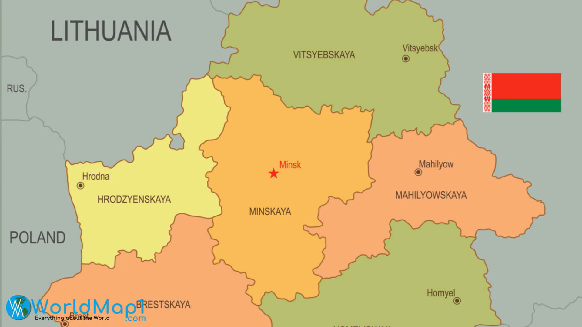 High Detailed Belarus Maps