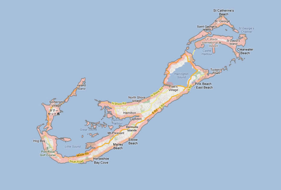 Map of Bermuda