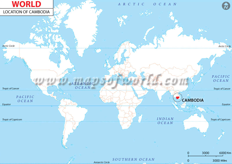 Cambodia Map