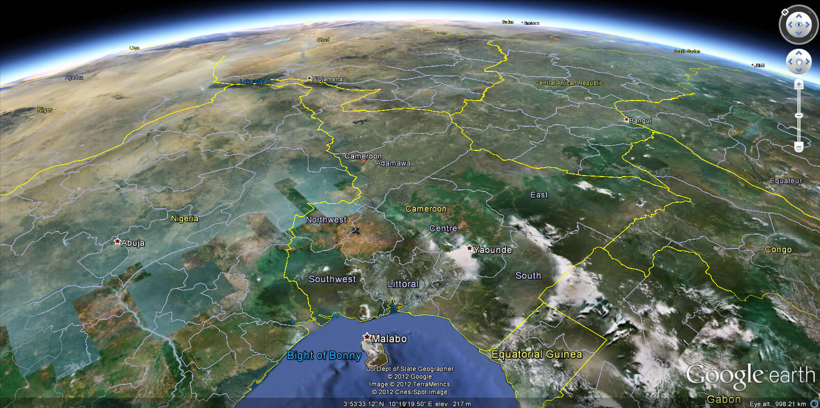 Cameroon Map - Cameroon