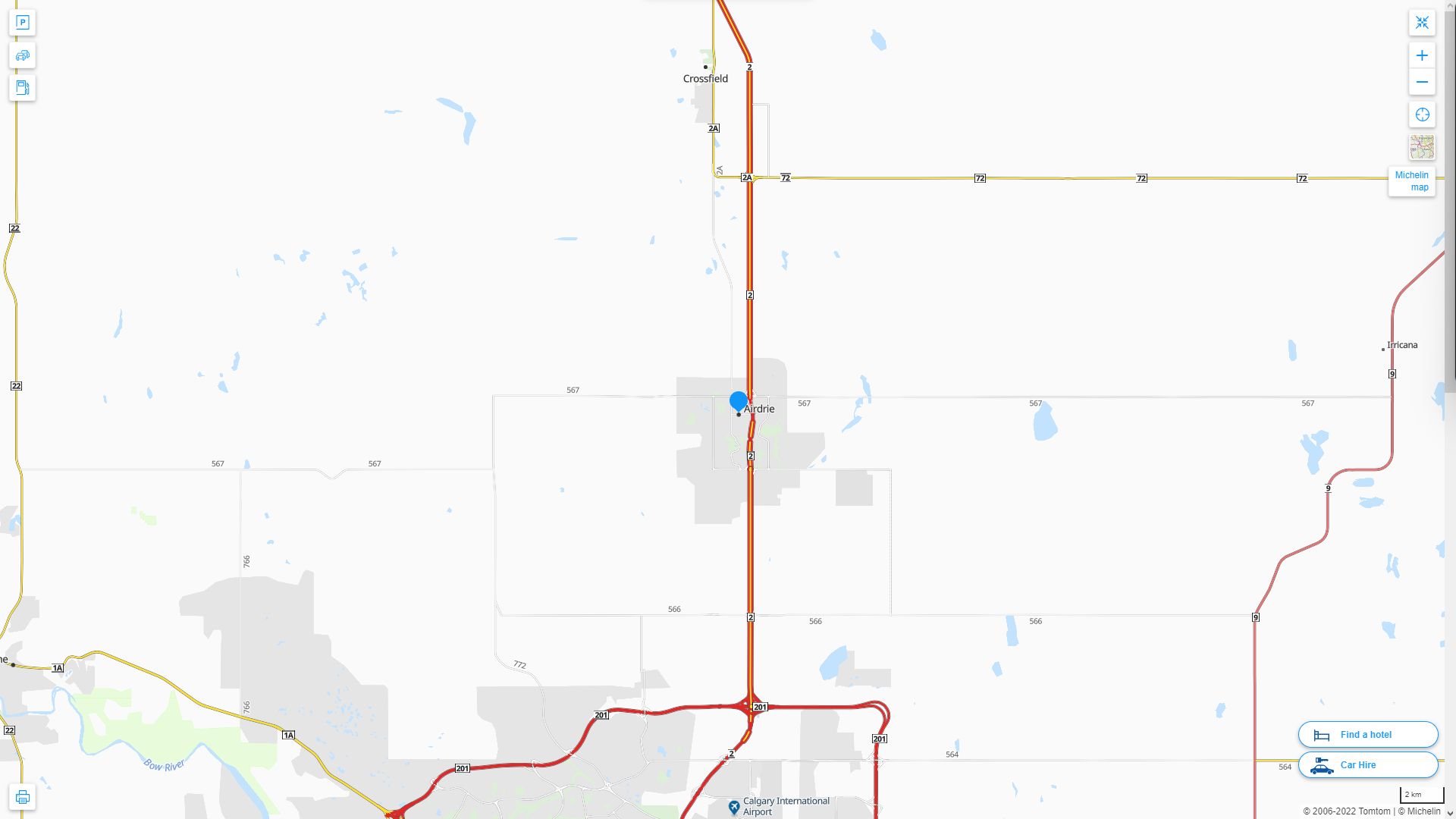 Airdrie Map - Canada
