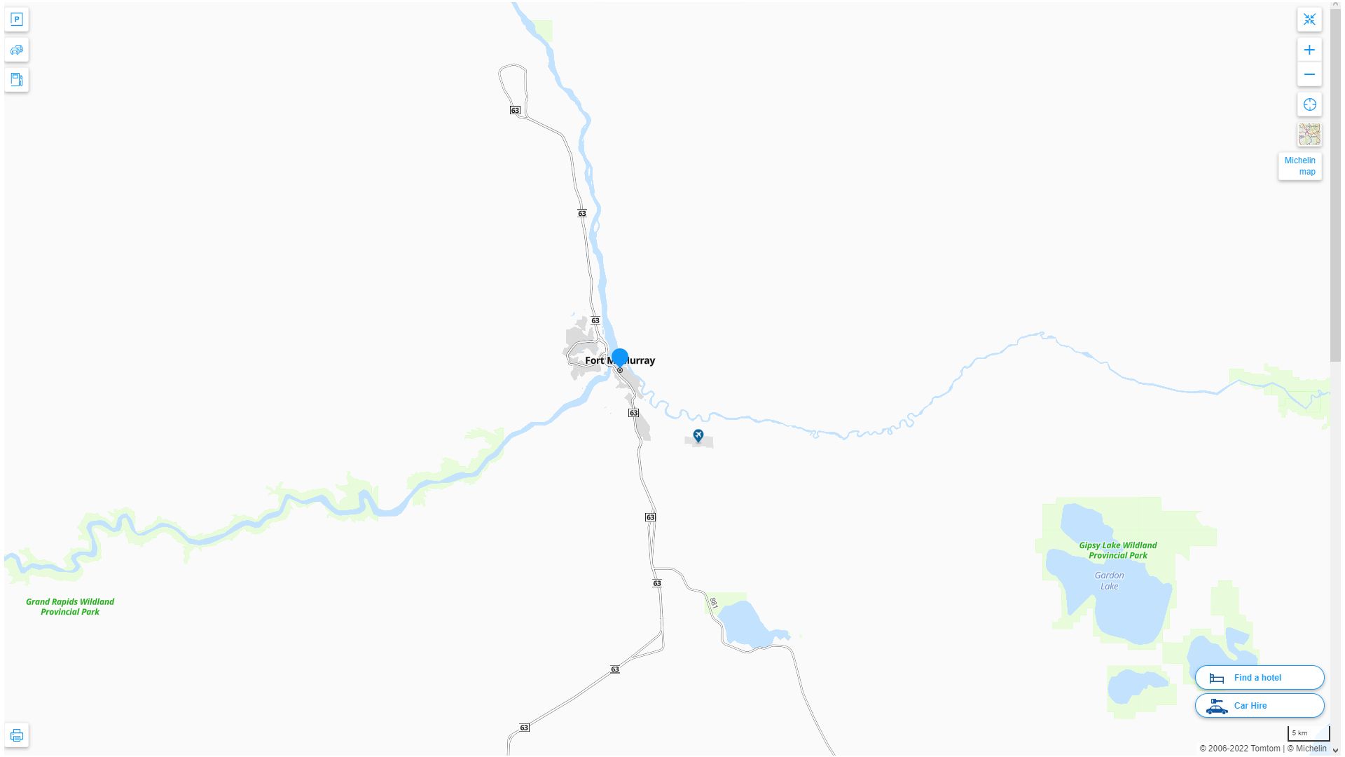 Fort McMurray Map - Canada