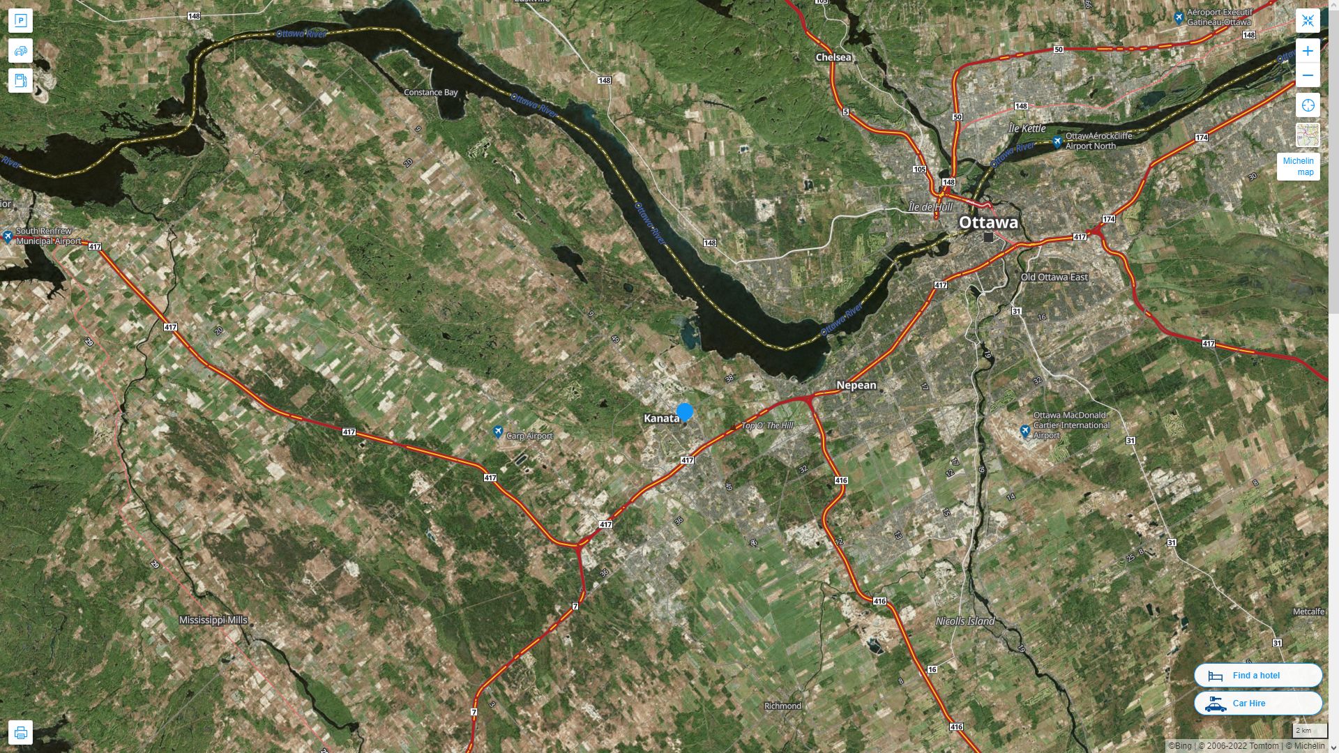 Kanata Map - Canada