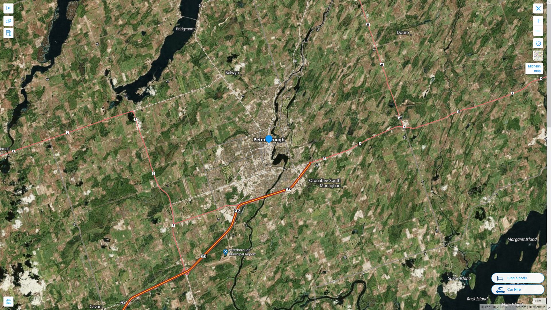 Peterborough Map - Canada