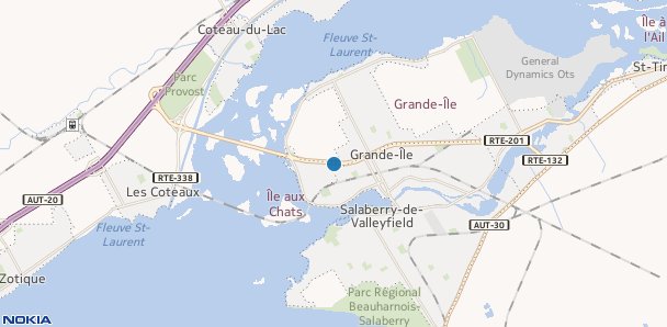 Salaberry de Valleyfield Map - Canada