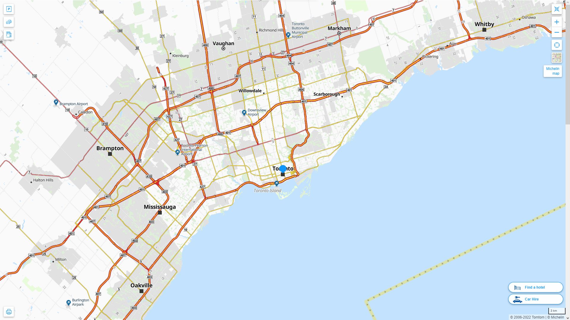 Toronto Map - Canada