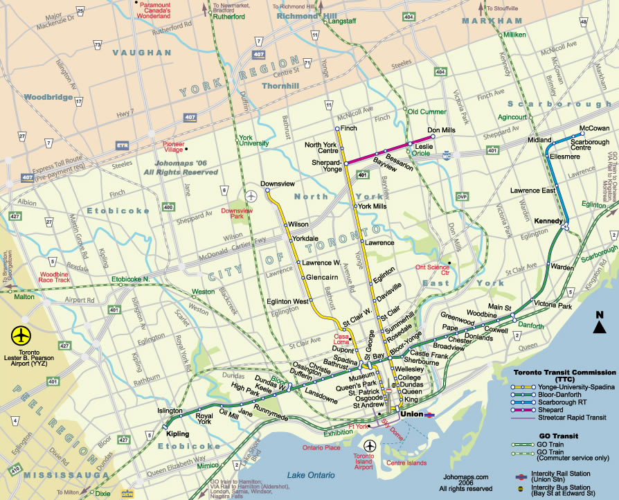 Toronto Map - Canada