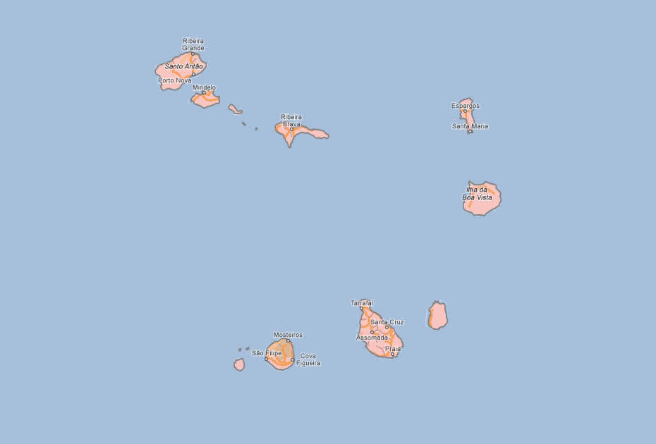 Cape Verde Map - Cape Verde