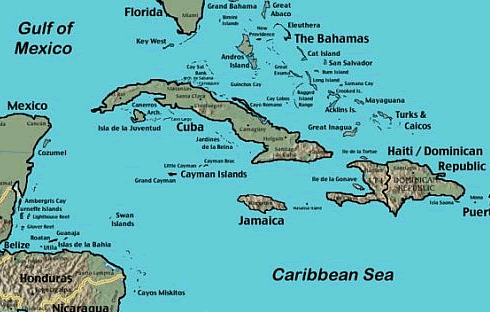 Cayman Islands Map - Cayman Islands