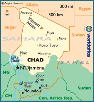 Chad Map - Chad