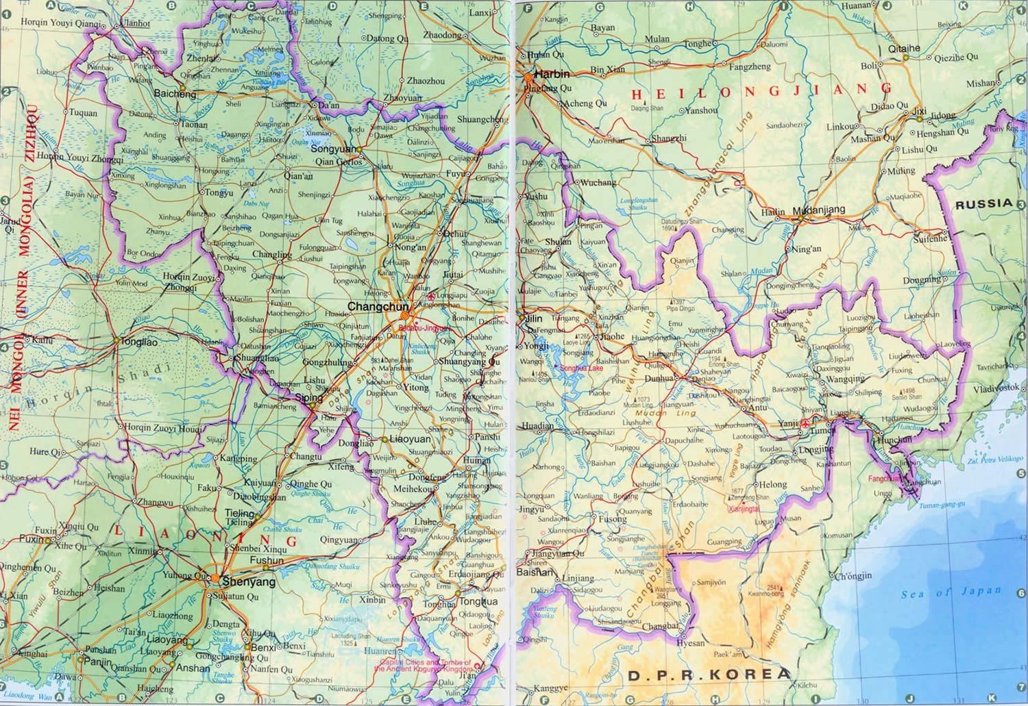 Changchun Map - China