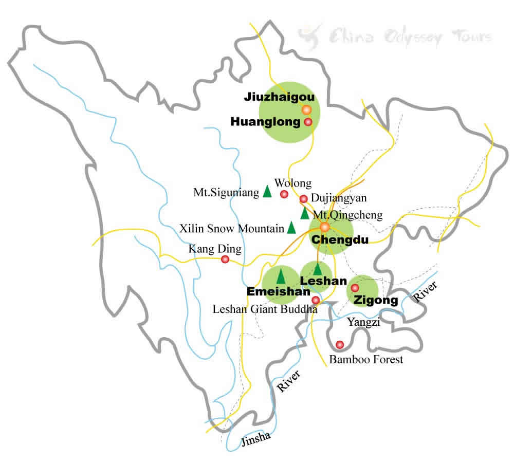 Chengdu Map - China