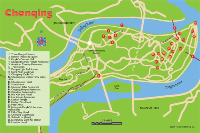 Chongqing Map - China