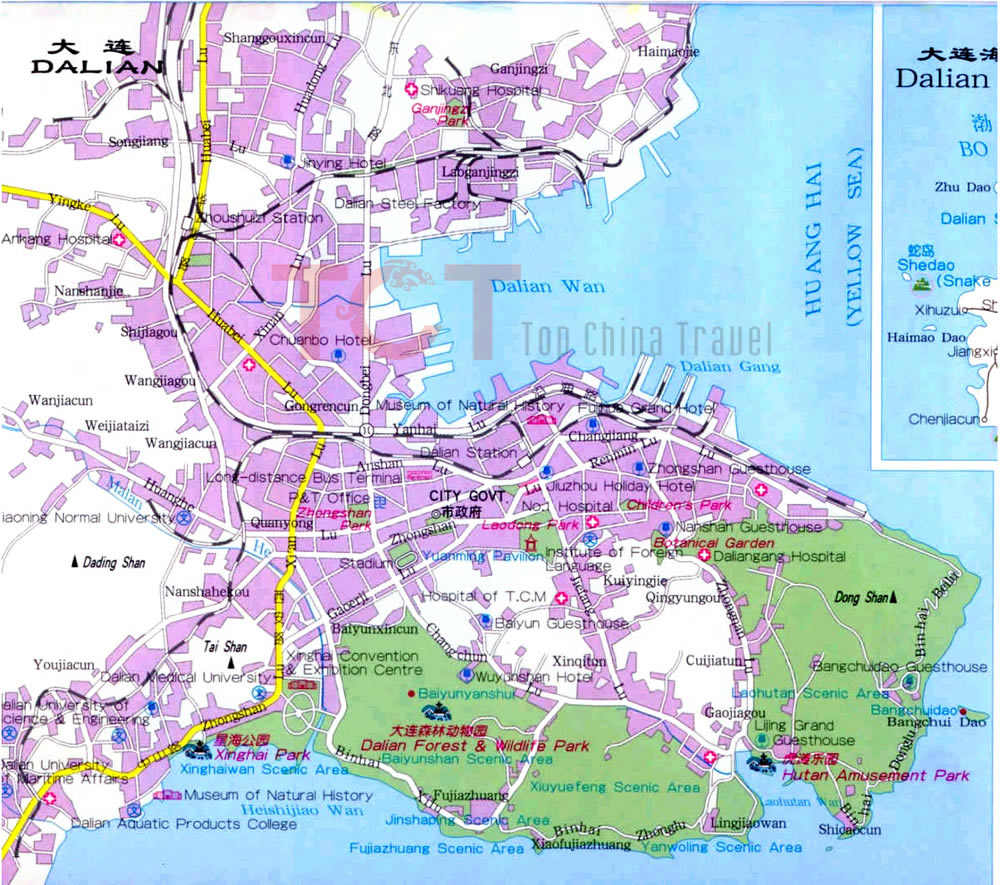 Dalian Map - China