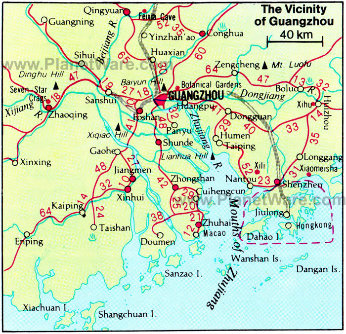 Guangzhou Map