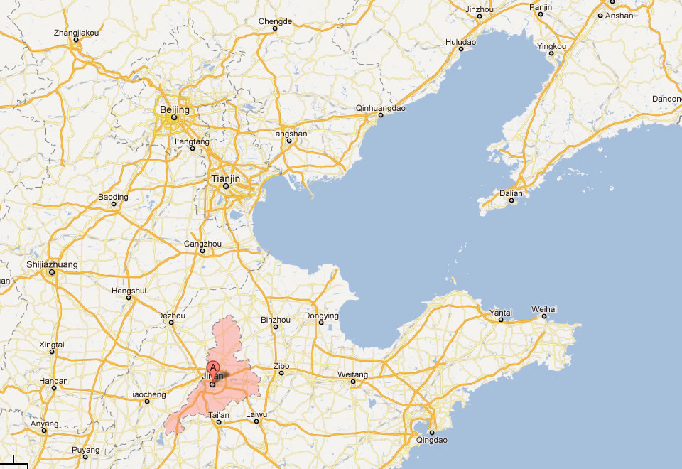 Jinan Map - China