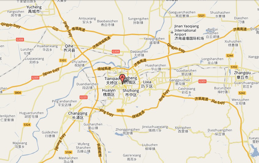 Jinan Map - China