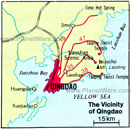 Qingdao Map - China